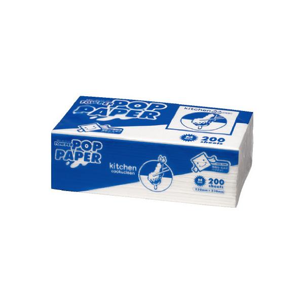 ★商品合計金額3000円(税込)以上送料無料★清潔感のある白色。手拭きや食材紙としても使える大判タイプ。１枚でも充分拭き取れます。●寸法／幅２２０×奥行１２０×高さ６９ｍｍ●シート寸法／２２０×２３０ｍｍ●パック寸法／幅２２０×奥行１２０×...