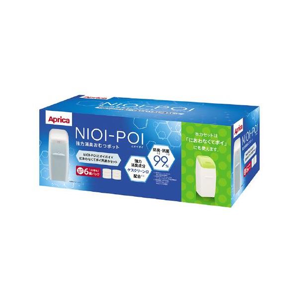 ★商品合計金額3000円(税込)以上送料無料★ニオイポイ×におわなくてポイ共通の取り替え用カセット６個パック。●単位／１個●メーカー品番／００１１０４※都合により、パッケージなどが予告なく変更される場合がございます。
