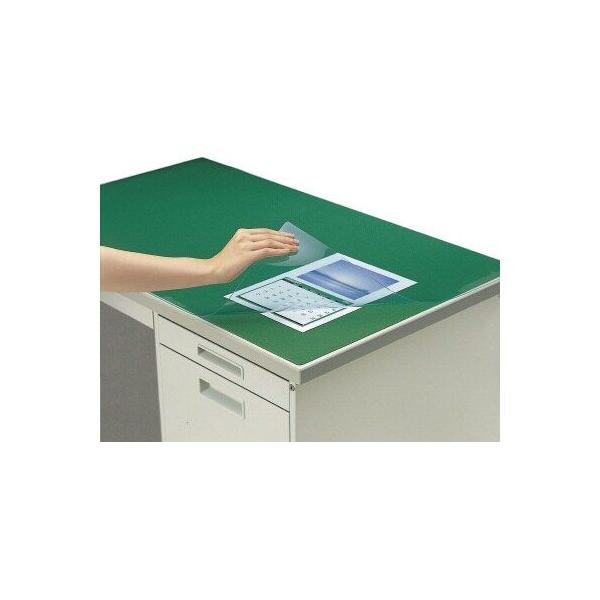 ★商品合計金額3000円(税込)以上送料無料★フタルエステルを使用していない安心タイプ。１．７ｍｍ厚みが筆圧を吸収するから書き味なめらかです。片面非転写。下敷あり。●種別／下敷付き●カラー／下敷き色（グリーン）●マット外寸法／６００×４５０...