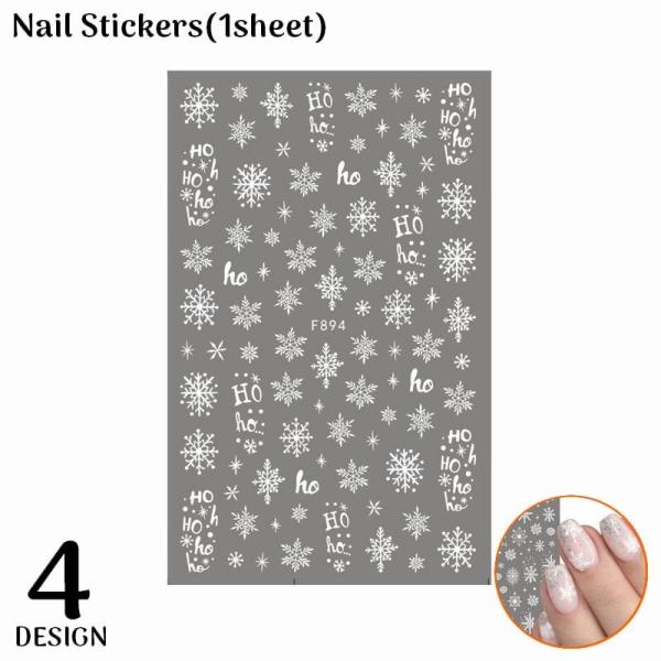 おうち時間に貼るだけ簡単ネイルデコシール♪4種類から選べるネイルステッカー1シートです。ハンドメイドのアクセサリーパーツなどにもオススメ☆【サイズについて】画像をご参照ください。【カラーについて】生産ロットにより柄の出方や色の濃淡が異なる場...