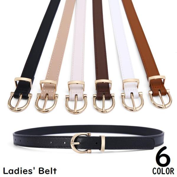 フォーマル・オフィスシーンにも使える細身デザイン♪ピンバックルのレディース用フェイクレザーベルトです。ファッションコーデのアクセントに！プレゼント・母の日ギフトなどにも☆【サイズについて】画像をご参照ください。【素材について】PUレザー、合...