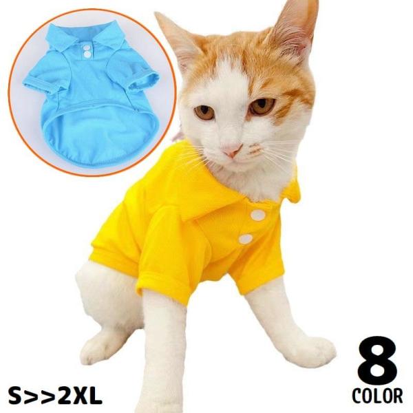 シンプル無地のカジュアルデザイン♪ペット用の半袖ポロシャツです。お散歩やお出かけの時間が楽しくなりますね☆【サイズについて】画像をご参照ください。【素材について】ポリエステル他【カラーについて】生産ロットにより柄の出方や色の濃淡が異なる場合...