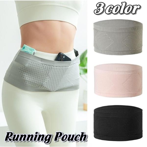 ウエストに装着♪ベルト型のランニングポーチです。360°収納可能でポケットは４つ付き♪伸縮性があり、体にしっかりフィットするので小物収納に活躍◎【サイズについて】画像をご参照ください。【素材について】ナイロン【カラーについて】生産ロットによ...