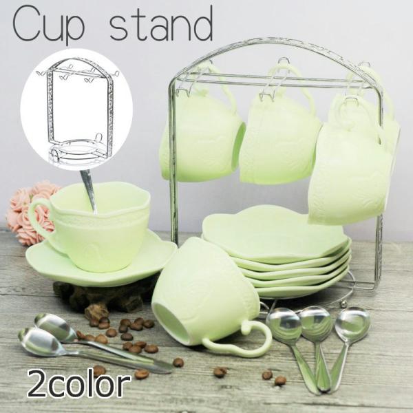 コーヒーカップやスタンドをおしゃれに収納できるカップスタンドです。ご自宅用はもちろん、カフェなどのディスプレイラックとしても◎【サイズについて】画像をご参照ください。【素材について】ステンレススチール【カラーについて】生産ロットにより柄の出...