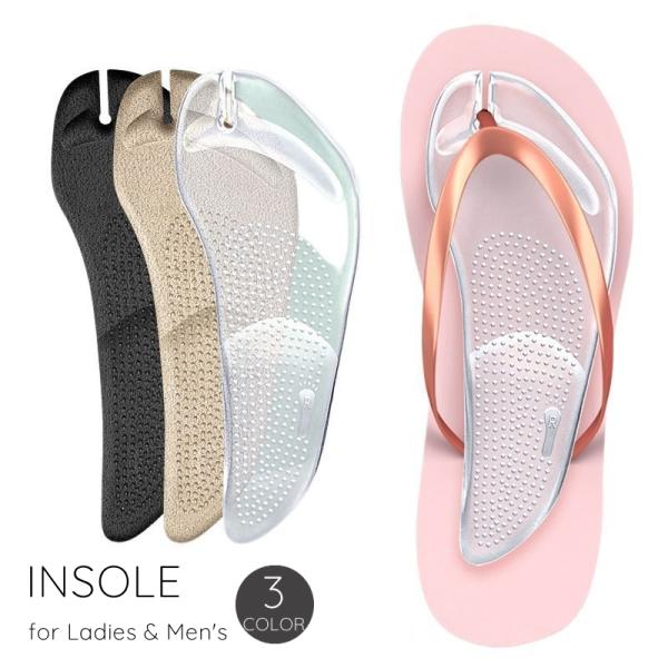 トングサンダルや草履用のインソールクッション程よいクッション性で足への負担を軽減。【サイズについて】画像をご参照ください。【カラーについて】生産ロットにより柄の出方や色の濃淡が異なる場合がございます。お使いのモニターや撮影時の光の加減などに...