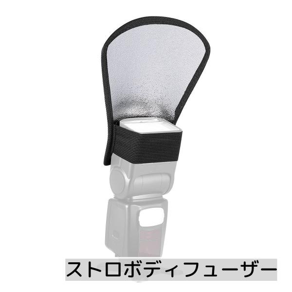 カメラのストロボに取り付ける、ストロボディフューザーです。ストロボの光量を扱いやすくするアイテムになっています。ゴムタイプなので、取り付けや取り外しがしやすいのもポイントです。【サイズについて】画像をご参照ください。【カラーについて】生産ロ...