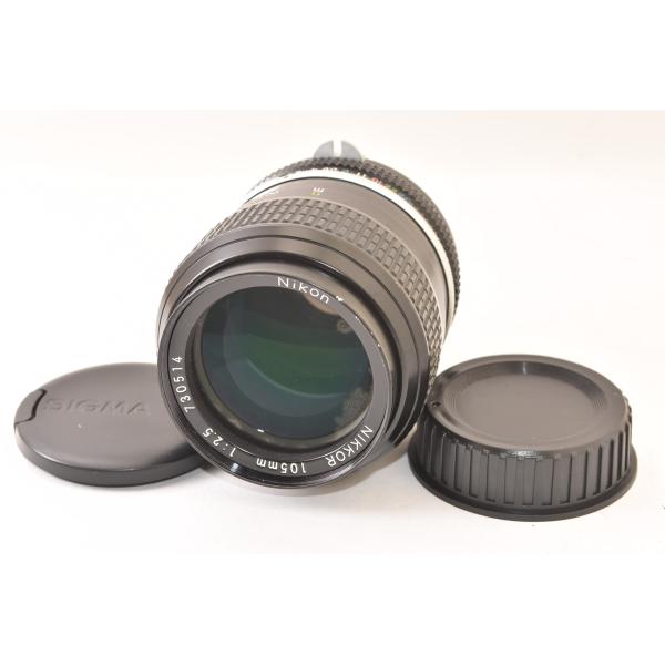※現状渡し、ノークレーム、ノーリターンにてお願い致します。「NEW NIKKOR」は非Ai仕様です！【外観】通常使用によるスレ、キズが少々見受けられます。アタリへこみなどの大きなダメージはありません。【光学系】レンズ内に斑点状のクモリのよう...