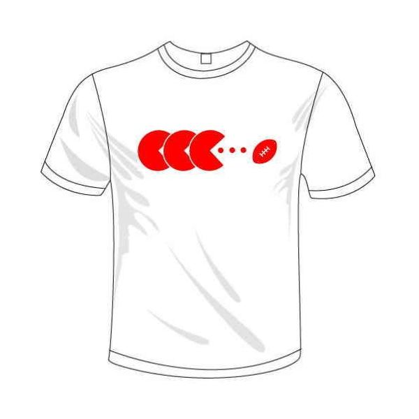 ○メッセージ 　ラグビーブランドのロゴをゲームキャラ風にアレンジ。 以下デザインお選びください ○Tシャツカラー 　　ブラック　ホワイト　レッド　オリーブ　ホットピンク ○プリントカラー 　　ブラック　ホワイト　レッド　ピンク　ゴールド　シ...