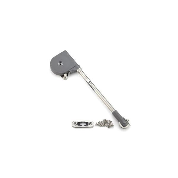 LAMP　ソフトダウンステー　スガツネ工業■　【内容量】1本 【付属品】マウンティングプレート SDS-A、十字穴付さらタッピンねじ 3.5×14 【仕様】キャッチ付 【色】グレー 【質量（g）】167 【仕上】ニッケルめっき 【主要材質】...