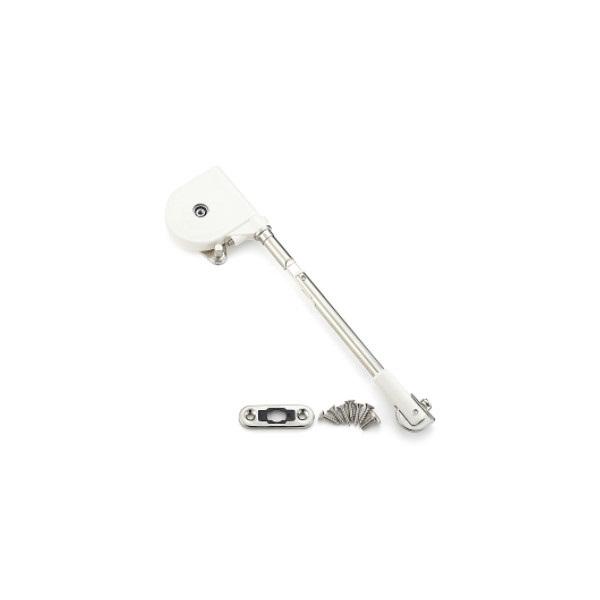 LAMP　ソフトダウンステー　スガツネ工業■　【内容量】1本 【付属品】マウンティングプレート SDS-A、十字穴付さらタッピンねじ 3.5×14 【仕様】キャッチ付 【色】ホワイト 【質量（g）】167 【仕上】ニッケルめっき 【主要材質...