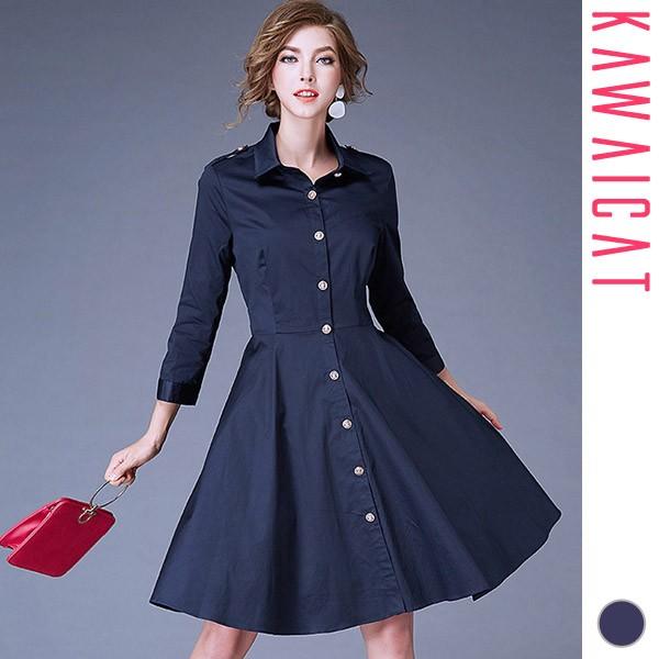 ■商品説明├ カラー│ Navy├ Size : M, L, XL,├ ** M **│肩幅 : 36Cm / バスト幅 : 90Cm / 袖丈 : 48Cm / ウェスト幅 : 76Cm / 着丈 : 100Cm├ ** L **│肩幅 ...