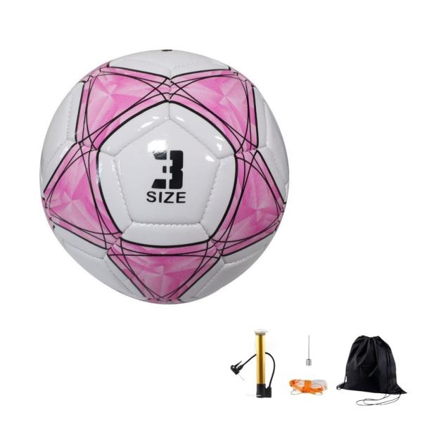 機械縫い構造: 機械縫いにより、ソフトな手触りと高い耐久性を実現。縫い目がなく水が浸透しないため、安定した蹴り心地が持続します。子供向け初心者用: 幼稚園児から小学生、中学生まで対応。初心者やレジャー用、練習球として最適なお手頃価格のサッカ...