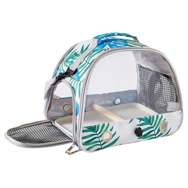 【プレミアム素材】このペットキャリアは、耐久性に優れた高品質のPVCとオックスフォード布で作られており、長寿命と耐摩耗性を備えています。両側のメッシュデザインと前面の丸い通気孔が通気性を確保し、通気性と快適な空間を作り出します。【透明で広い...