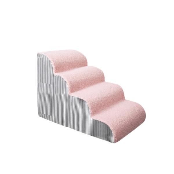 柔らかい素材：30Dメモリーフォームを圧縮し、瞬時にリバウンドし、柔らかく快適で、ペットの足や関節を傷つけません。滑り止め設計：底面には滑り止めが設計されており、ペットが階段を上り下りするときに滑りません。取り外し可能で洗える：階段は取り外...