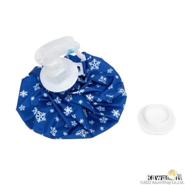 【運動後のケアに】スポーツやトレーニングの後のアイシングにご活用ください。【霧吹きにも】蓋を入れ替えるとスプレーを取り付けられます。冷たいミストで涼めます。【コンパクト】使わないときはしぼませてコンパクトになります。※水漏れの原因になります...