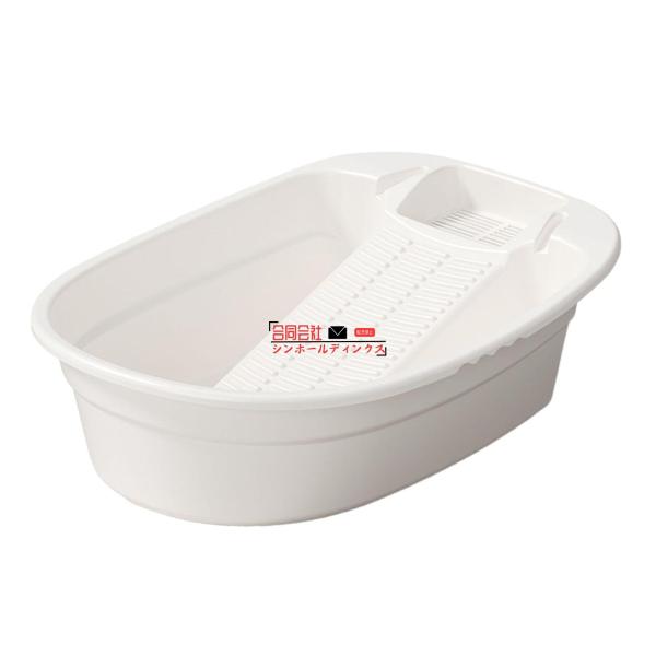 ?【優れた材質】耐久性に優れた洗濯セットはPP素材を採用しており、積載能力が高く、底部と縁が強化され、長時間ご利用いただけます。?【製品特徴】洗濯板付き洗い桶は一体型の洗濯板デザインを採用しており、別の道具を使わずに簡単に衣類をこすり洗いで...