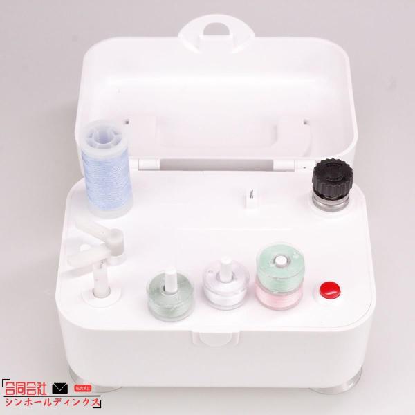 ポータブル：持ち運びに便利なコンパクトなレコードプレーヤー。特徴：底部吸盤デザイン、折りたたむとより安定、ロック付き、隠しハンドル、防塵。2種類のスプール固定構造：家庭用工業用ミシンのスプールを巻き取ることができます。高速モーター：この機械...