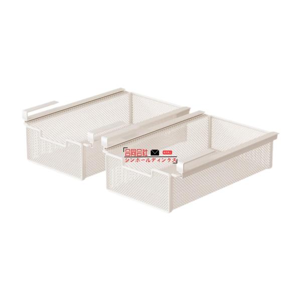 [簡単設置]：引き出し式テーブルシェルフはプラグアンドプレイで簡単に使用できます。厚さ2.5cm以下のに適しています。【用途】：棚下収納トレイは、キッチン、リビング、部屋、オフィス、学校など引き出しのない机の上でも使用でき、フォーク、食器、...