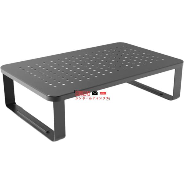 【人間工学】モニター台は、パソコンのモニターに高さを出したり、スペースを有効活用するためのアイテム。【過熱防ぎ】机の天板がメッシュ構造（穴が開いている）のデザイン、長期間の使用によりノートパソコンの温度が上昇した場合でも、できるだけ早く熱を...