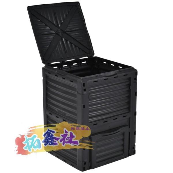 コンポスト屋外 大型 家庭用 大容量300L 堆肥製造器 家庭菜園 堆肥コンポスター 有機肥料 園芸シート付 家庭菜園 おしゃれ 生ごみ処理 落ち葉処理