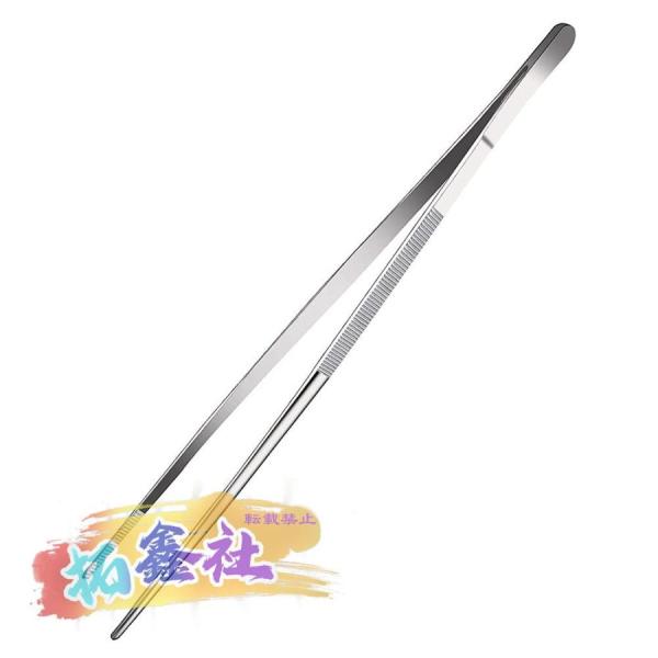 キッチンピンセット 精密鋸歯状先端 ステンレススチール 料理 焼肉 パスタ キャンプ バーベキュー