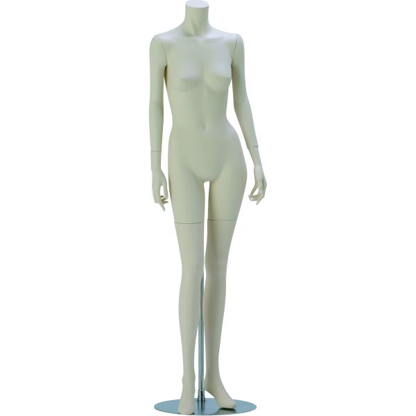 サイズ：7号/B：80 W：58 H：84cm 肩幅：37cm 本体：158cm本体：ポリプロピレン製　アイボリー塗装ベース：φ40cm　スチール製　ヘアライン仕上パイプ：スチール製　メッキ仕上腕:樹脂製 アイボリー塗装日本製※沖縄・離島は...