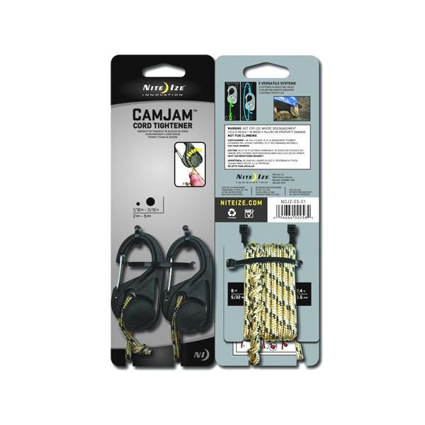NITEIZE【ナイトアイズ】 CAMJAM CORD TIGHTENERカムジャム コードタイトナーロープファスナー NCJ2-03-01【 NITEIZE / ナイトアイズ 】1989年アメリカ、コロラド州でリック・ケースにより設立。さ...