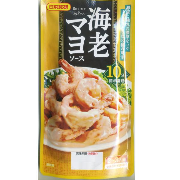 エビマヨソース 海老マヨ １００ｇ ２〜３人前 日本食研数量はタイトル参照卵黄と練乳を加えた濃厚なコクのマヨソースです。3種の果汁ですっきりとした後味に仕上げました。内容量100g原材料表示半固体状ドレッシング（国内製造）、ぶどう糖果糖液糖...
