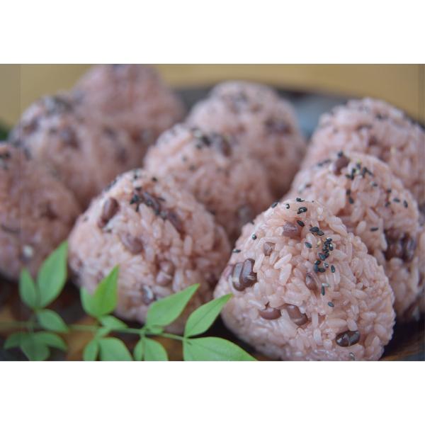 お赤飯の食べやすい「おにぎり」■5個入り（簡易箱入り）冷凍販売
