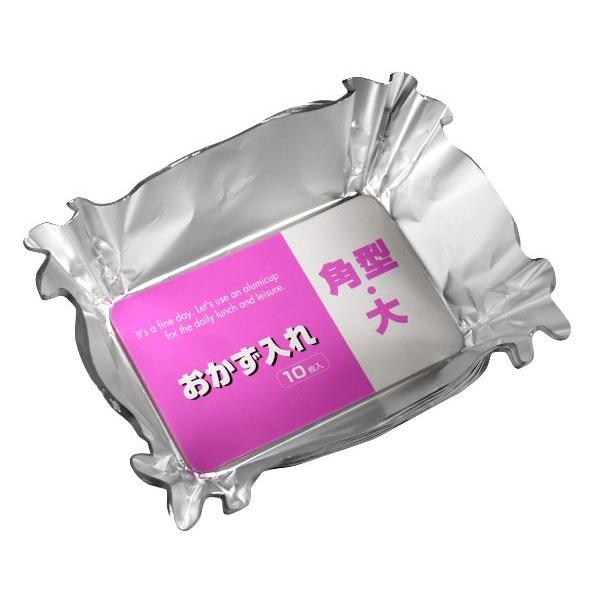 おかずカップ、10枚入りです。お料理を手軽にきれいに仕切れます。弁当やオードブルの盛り付けに便利です。お節料理にもオススメです。●1枚のサイズ(約)・底径60×90×高さ34mm●材質・アルミニウムはく ●用途・おかずカップ アルミカップ ...