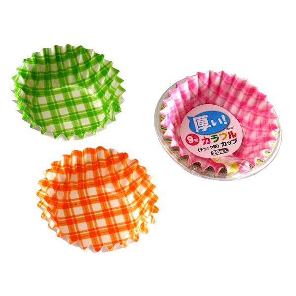 おかずカップ、20枚入りです。厚みのあるカラフルなおかずカップです。食材を手軽に仕切れて盛り付けしやすくなります。お弁当やオードブルのおかずの小分けに便利です。※直火・オーブントースター 非対応※180度以上で20分以上加熱しないでください...