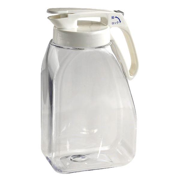 ワンプッシュピッチャーです。持ちやすくて注ぎやすいワンプッシュで開閉できるピッチャーです。押し下げると同時にロックがかかります。フタとパッキンが一体化したシームレスで衛生的です。縦置きでも横置きでもどちらでも置けます。※電子レンジ・冷凍庫・...