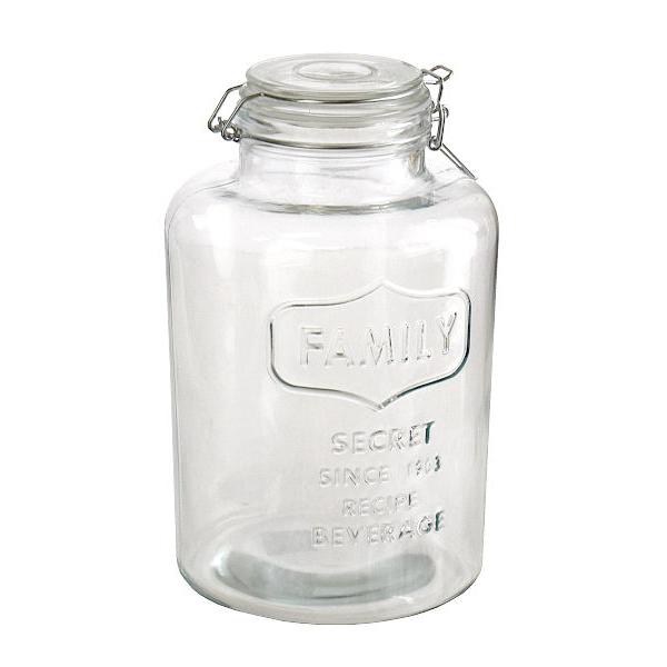 ガラス製の保存容器です。フタにパッキンが付いており、湿気や虫を防ぐことができます。金具でフタがしっかり閉まります。お米やパスタ、お菓子などの保存にお使いいただけます。※耐熱ガラス・完全密封ではございません※冷凍庫・電子レンジ・オーブン・食器...