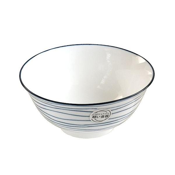 どんぶりです。グルグルとラインの入ったスタイリッシュなデザインです。軽く毎日の食事に扱いやすくなっております。【！陶器について！】傷、ピンホール(針を刺したような穴)、鉄粉(1mm程の小さな黒い点)、釉薬のムラ等がある場合がございます。(普...