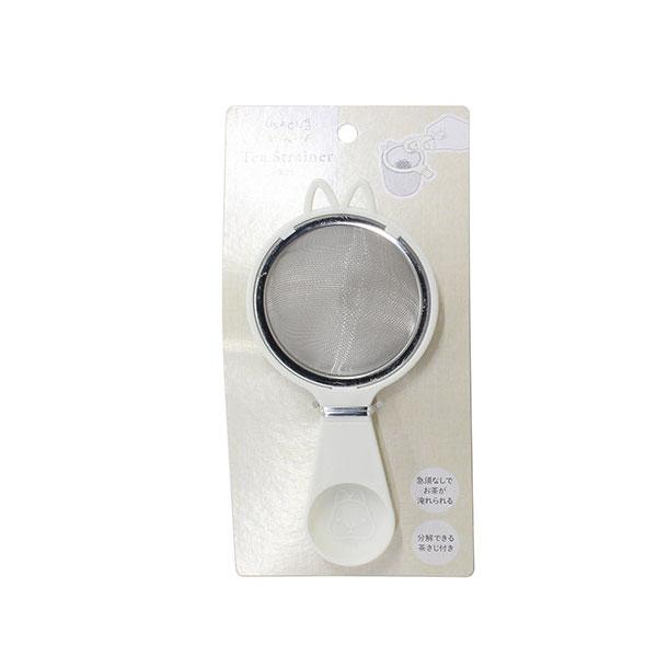 茶こしです。急須なしでお茶が淹れられます。分解して使える茶さじ付きです。※食器洗浄機・乾燥機※色の指定はできません●サイズ(約)・76×55×160mm 網の深さ:50mm●耐熱70度●材質・本体:ポリプロピレン 金属部:ステンレススチール...