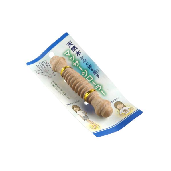 〇マッサージローラーです。手で握ったり、転がしたりして使用してください。足裏マッサージにも使えます。天然木が心と体を癒します。●サイズ（約）・２４×全長１３０ｍｍ●材質・天然木●用途・マッサージ　ツボ　リラックス●キーワード・まっさーじろー...