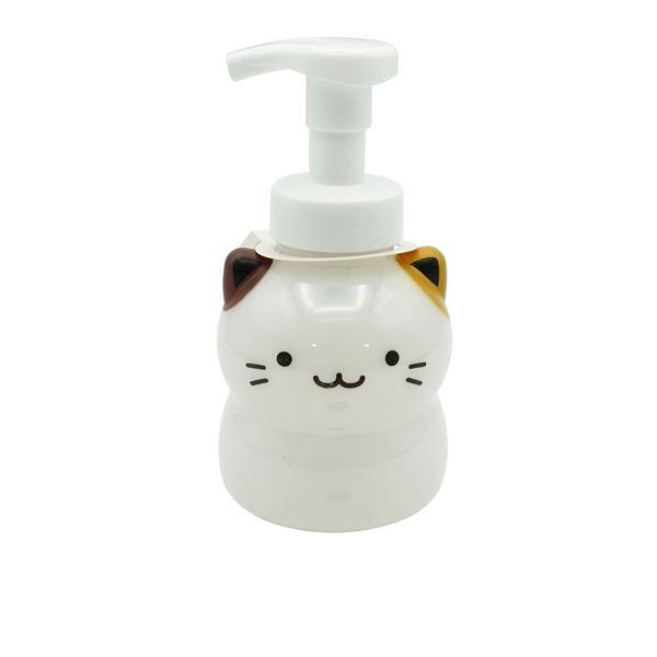 ポンプボトルです。フォルムがとってもキュートなポンプボトルです。泡タイプのハンドソープやボディソープなどを詰め替えてお使いください。※アルコール類・シンナー等は入れないでください※柄の指定はできません●サイズ(約)・78×150mm●容量(...