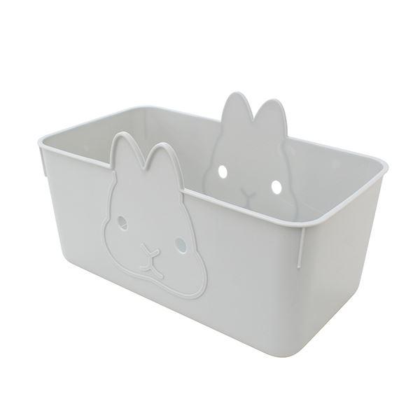 お掃除用品収納ケースです。うさぎデザインのかわいいお掃除ケースです。スプレーボトルやクリーナーシートの収納などに便利です。※色の指定はできません●外寸(約)・126×222×高さ125mm●内寸(約)・100×205×深さ100mm●材質・...