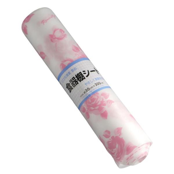 食器棚シートです。下からの湿気や汚れを防ぎ食器を清潔に保ちます。消臭剤・抗菌・防カビ剤を配合しております。お好きなサイズにカットしてお使いいただけます。※アイロン 非対応※色の指定はできません●サイズ(約)・300×3000mm●耐熱約60...