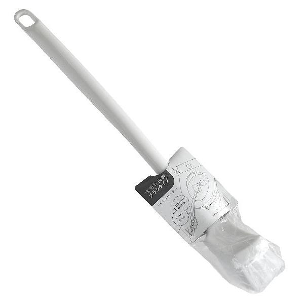 トイレブラシです。水切れ抜群でしっかり洗えます。乾きやすい植毛タイプです。●サイズ(約)・40×410mm●材質・柄:ポリプロピレン 毛:PET●用途・トイレブラシ 掃除 便所●キーワード・といれぶらし そうじ べんじょ 100円ショップ ...