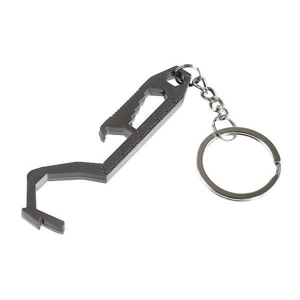 マルチフックです。定規や六角スパナの機能がついたマルチに使えるフックです。ドアノブなど直接触れたくないときに使えます。カギやバッグにキーホルダーとして携帯できます。※防水仕様ではございません※タッチパネルの操作はできません※色の指定はできま...