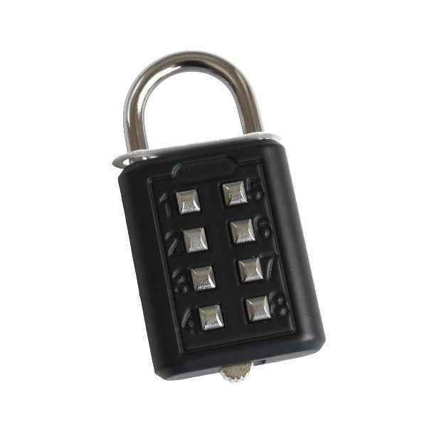 プッシュロックです。4桁の暗証番号変更不可タイプのプッシュロックです。4プッシュで簡単に解錠できます。※パッケージの表示価格は店頭販売価格の為、当店販売価格とは異なります※色の指定はできません●当店計測サイズ(約)・55×17×29mm●材...