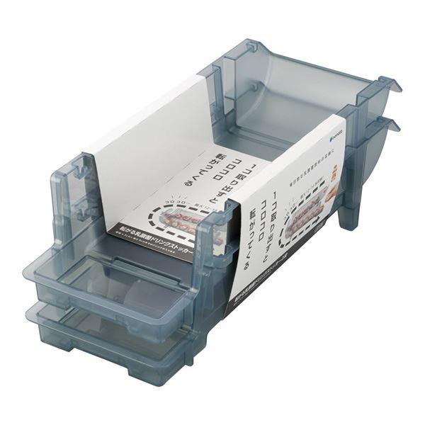 乳酸菌ドリンクストッカーです。毎日の飲む乳酸菌が収納できる2段のドリンクストッカーです。先に冷やしたモノから取り出せます。最大12~14本収納できます。直径約4.5×高さ9cmまでのドリンクが入ります。別々に使えば2種類のドリンクが収納でき...