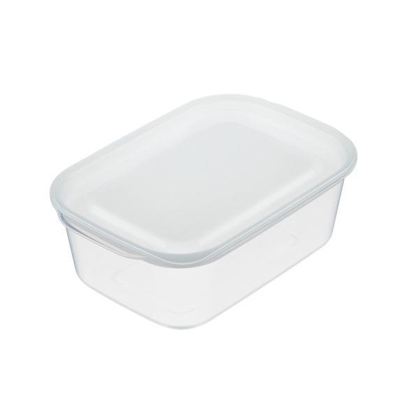 〇保存容器です。フチがフラットで溝がなく、洗いやすくなっております。フタをしたまま電子レンジで使用できます。食材や作り置きの保存に便利です。※加熱後フタを閉じた状態で放置しないでください※完全密閉ではございません※直火・オーブン・グリル・製...