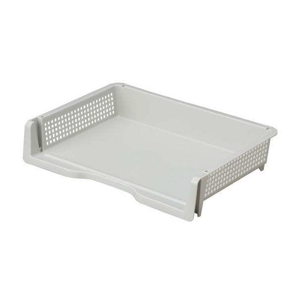 ラックです。A4サイズの書類やファイルを収納できます。デスク上の書類や小物をスッキリ整理できます。同じラックを積み重ねることができます。●外寸(約)・241×339×高さ70mm●内寸(約)・188×300×深さ57mm●色・グレー●耐熱1...