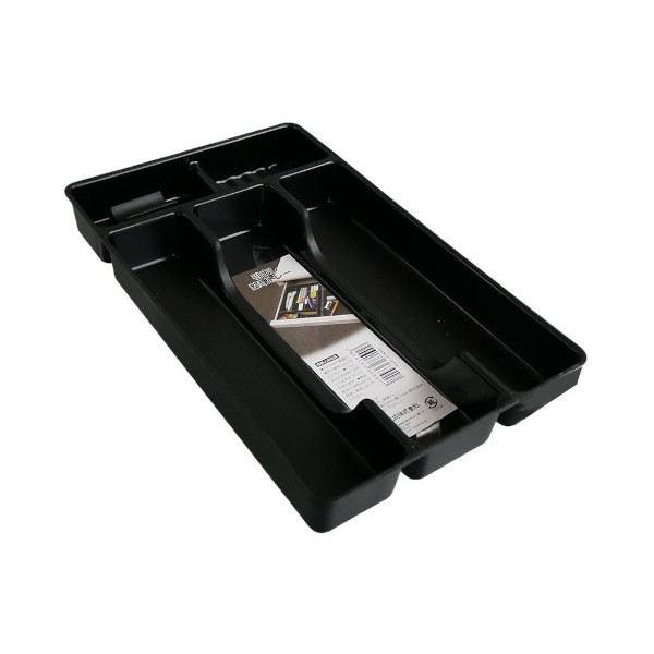 整理トレイです。引き出しの文具や小物の収納に便利なトレイです。サイズの違う仕切りで細かく整理整頓できます。●サイズ(約)・272×171×33mm●耐熱120度/耐冷-20度●原料樹脂・ポリプロピレン●用途・トレイ トレー 収納 仕切り 引...