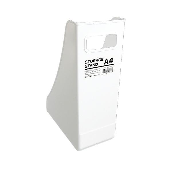 収納スタンドです。A4サイズの書類等が収納できるスタンドです。場所や収納するものによって2WAYで置き方が変えられます。●サイズ(約)・105×196×高さ281mm●色・ホワイト●原料樹脂・ポリプロピレン●用途・ファイルスタンド 本 ブッ...