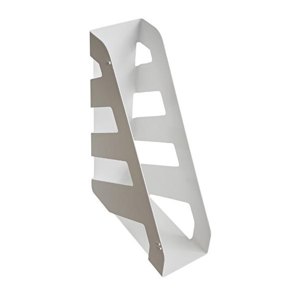 ファイルスタンドです。A4サイズの書類等が収納できるスタンドです。同じシリーズで連結して使えます。●サイズ(約)・200×84×高さ280mm●色・ホワイト●原料樹脂・スチロール樹脂●用途・ファイルスタンド 書類 ケース 保管 収納 オフィ...