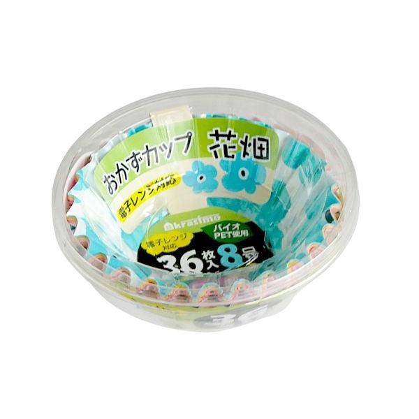 花柄のおかずカップ、36枚入です。電子レンジに対応しております。お弁当のおかずの小分けに便利です。※油分の多い食品を入れないでください※耐熱温度以下の使用でも20分以上は加熱しないでください※オーブン・オーブントースター・直火 非対応●1枚...