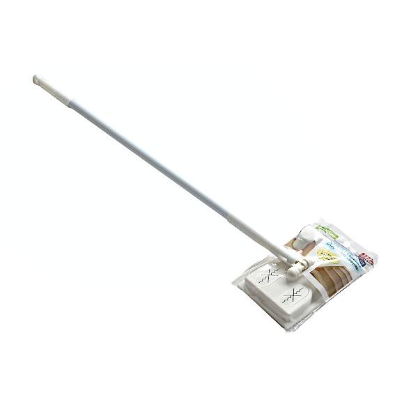 フロアワイパーです。市販のお掃除シートやドライシートを装着して簡単にお掃除できます。トイレや階段等の届きにくい場所や狭い場所の掃除に便利です。※シートは付属しておりません※パッケージの表示価格は店頭販売価格の為、当店販売価格とは異なります●...